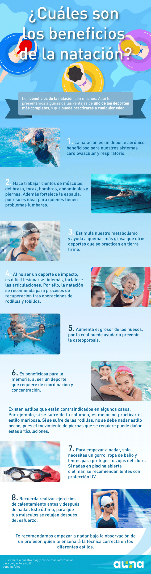 Natación: Estos son sus beneficios